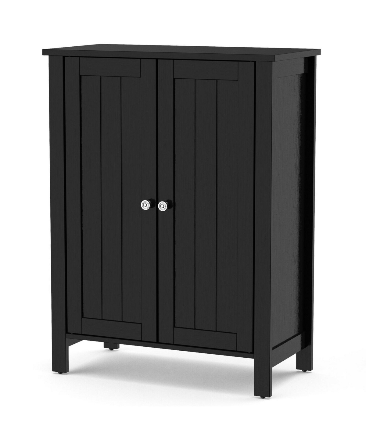 Click here for Gymax 2-Door Bathroom Floor Storage Cabinet Space... prices