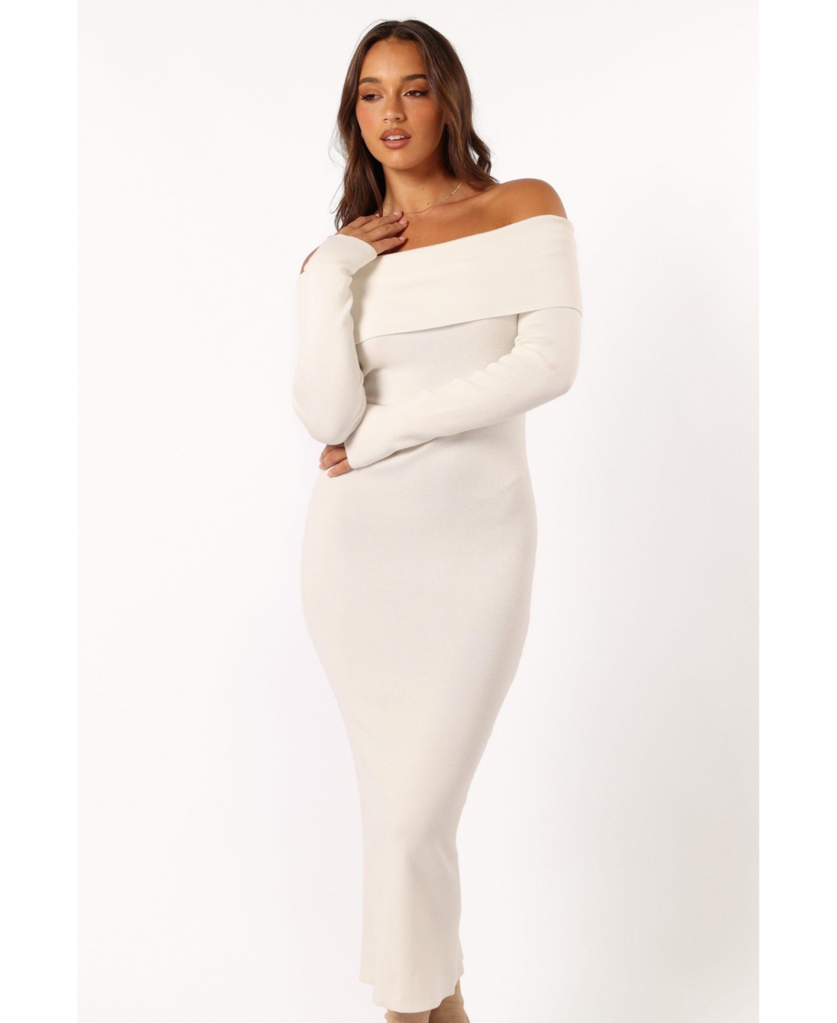 Click here for Petal and Pup Womens Archie Off The Shoulder Midi... prices