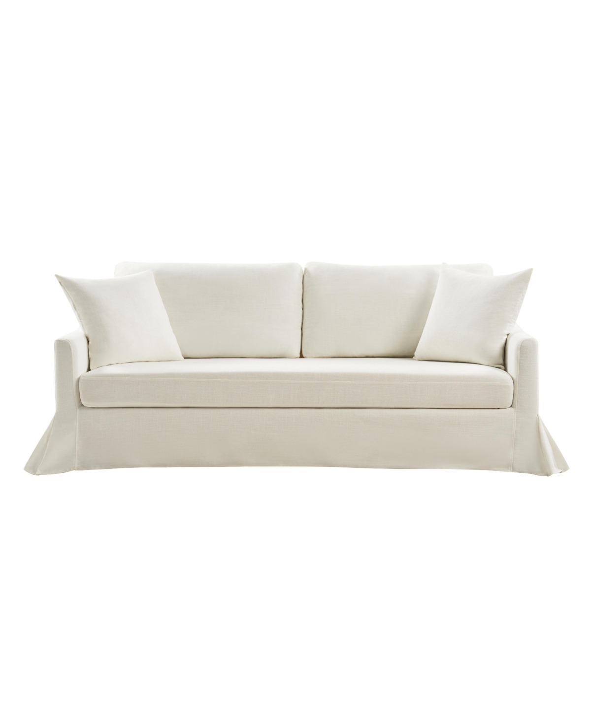 Click here for Farmhouse Patrice 80.7" Slipcovered Sofa - Wh... prices