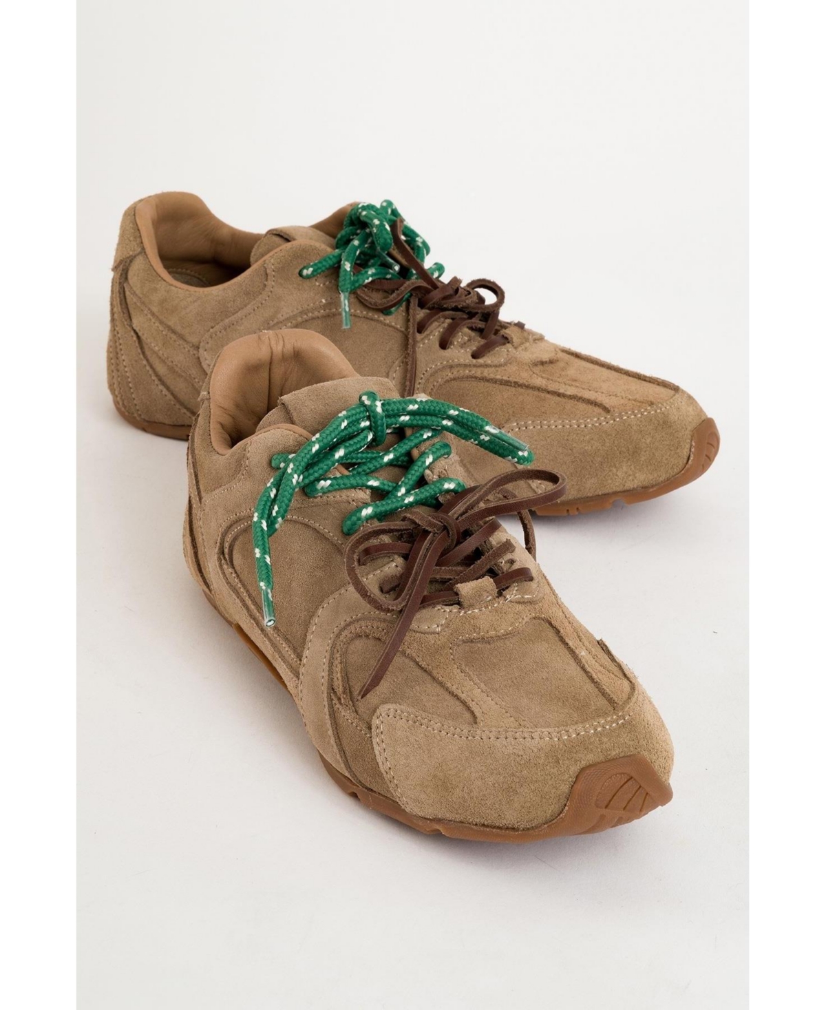Click here for Selena Suede Leather Sneakers (Women) - Dark beige... prices