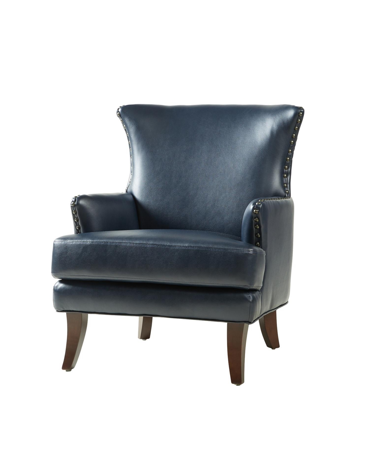 Click here for Hardamon Contemporary Leather Arm Chair with Nailh... prices