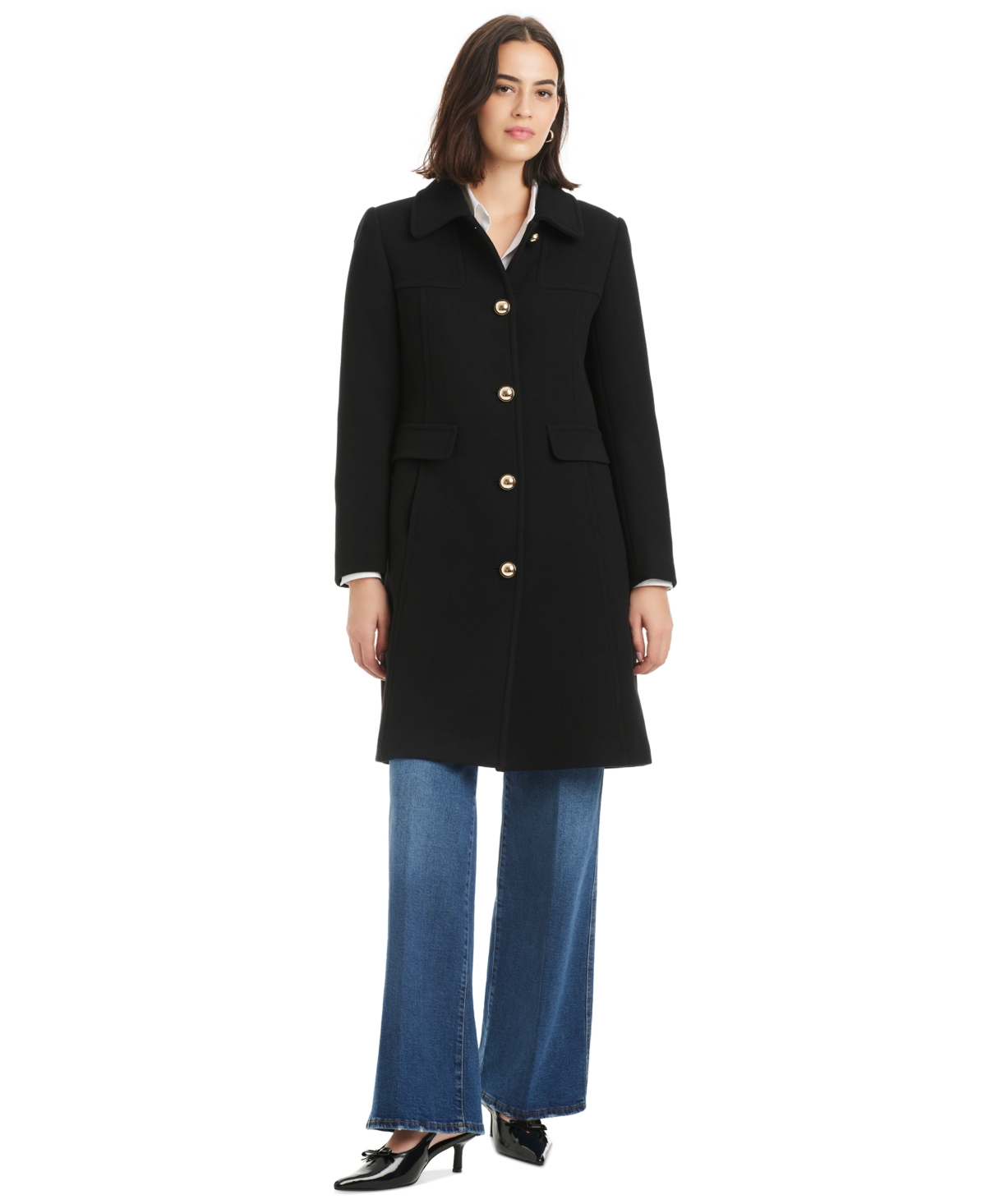 Click here for Kate Spade New York Womens Single-Breasted Coat -... prices