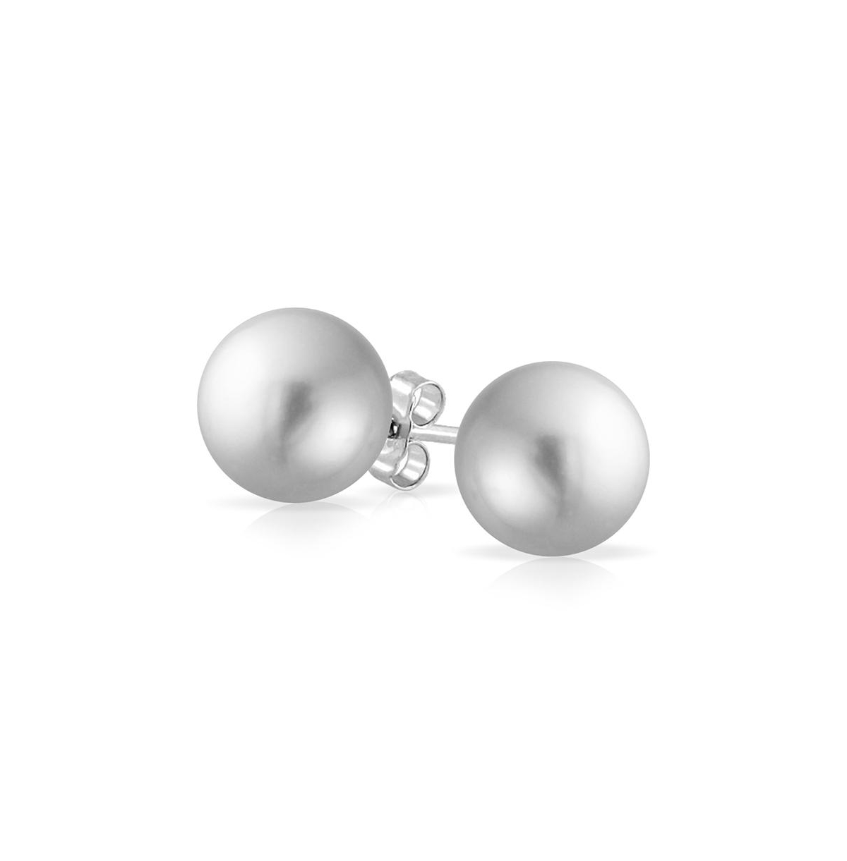 Click here for Bling Jewelry Classic Light Grey Simulated Pearl D... prices