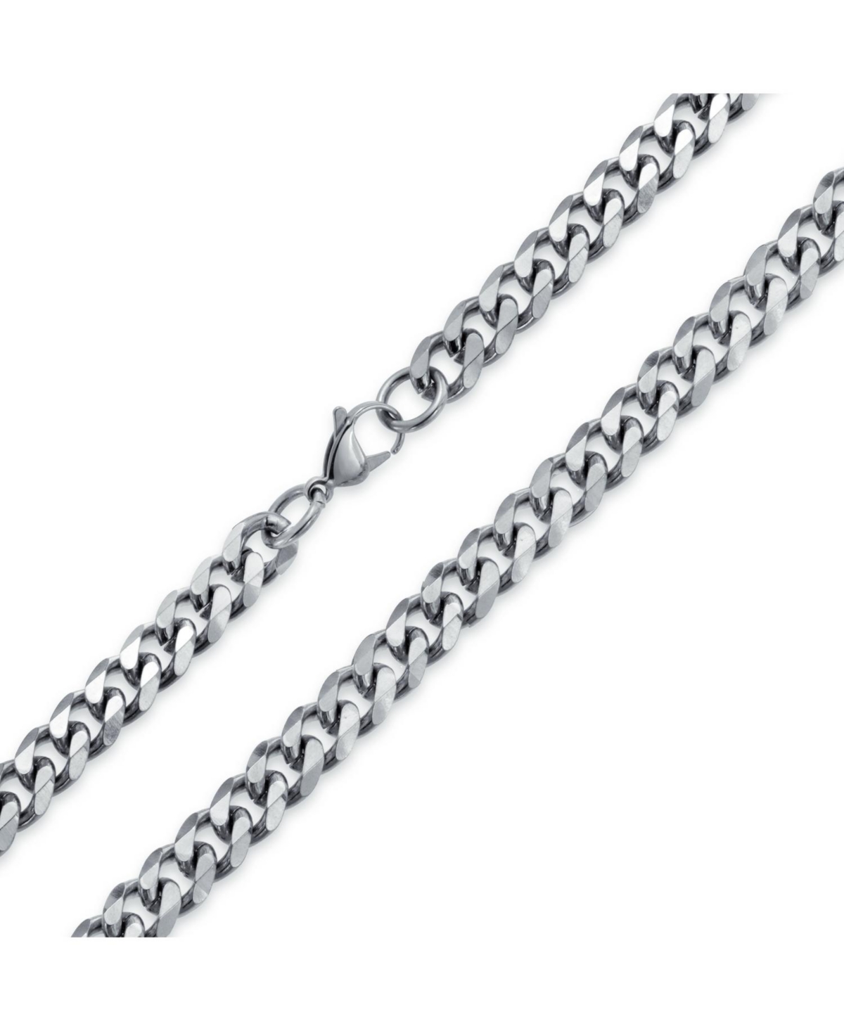 Click here for Bling Jewelry Heavy Duty Solid Curb Link Chain Nec... prices