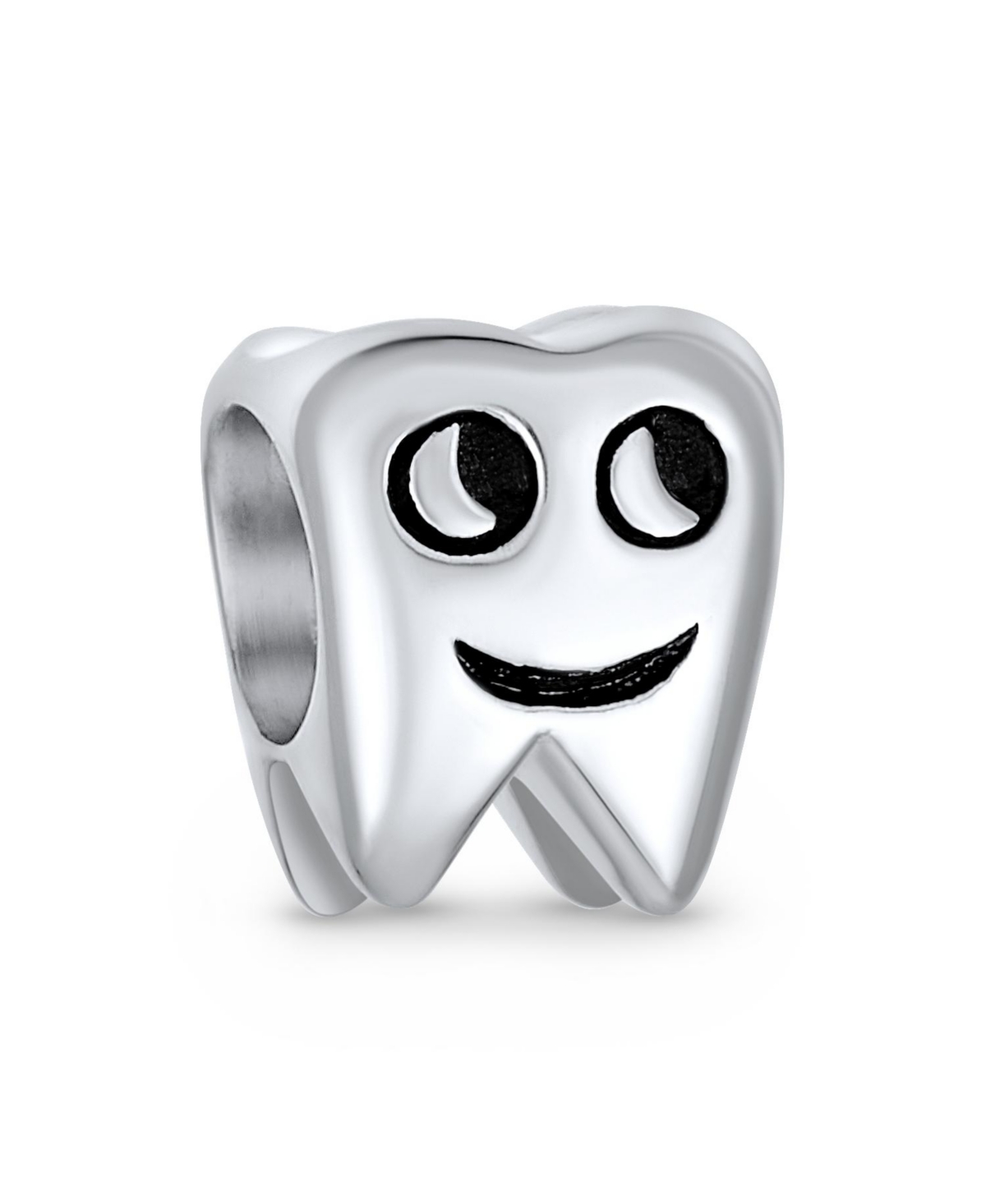 Click here for Bling Jewelry Smiling Tooth Fairy Charm Bead in Ox... prices