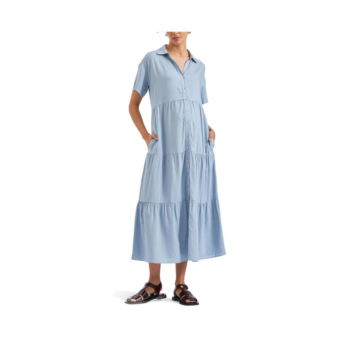 Click here for Ripe Maternity Maternity Ripe Macy Longline Linen... prices