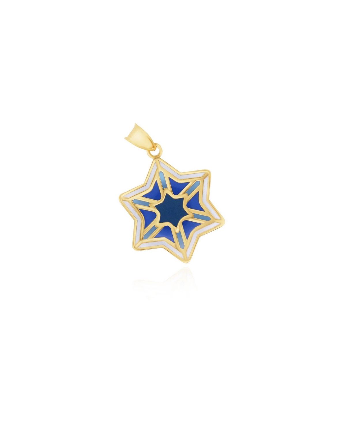 Click here for The Lovery Mixed Blue Enamel Star Charm 14K Gold -... prices
