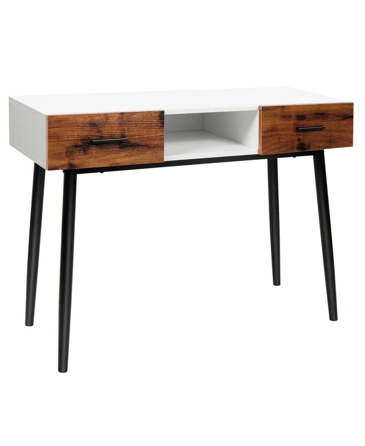 Click here for 42 Inch Industrial Console Table with 2 Drawers fo... prices