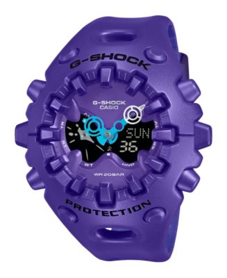 G-Shock Men's Blue Resin Watch, 58.2mm - Macy's