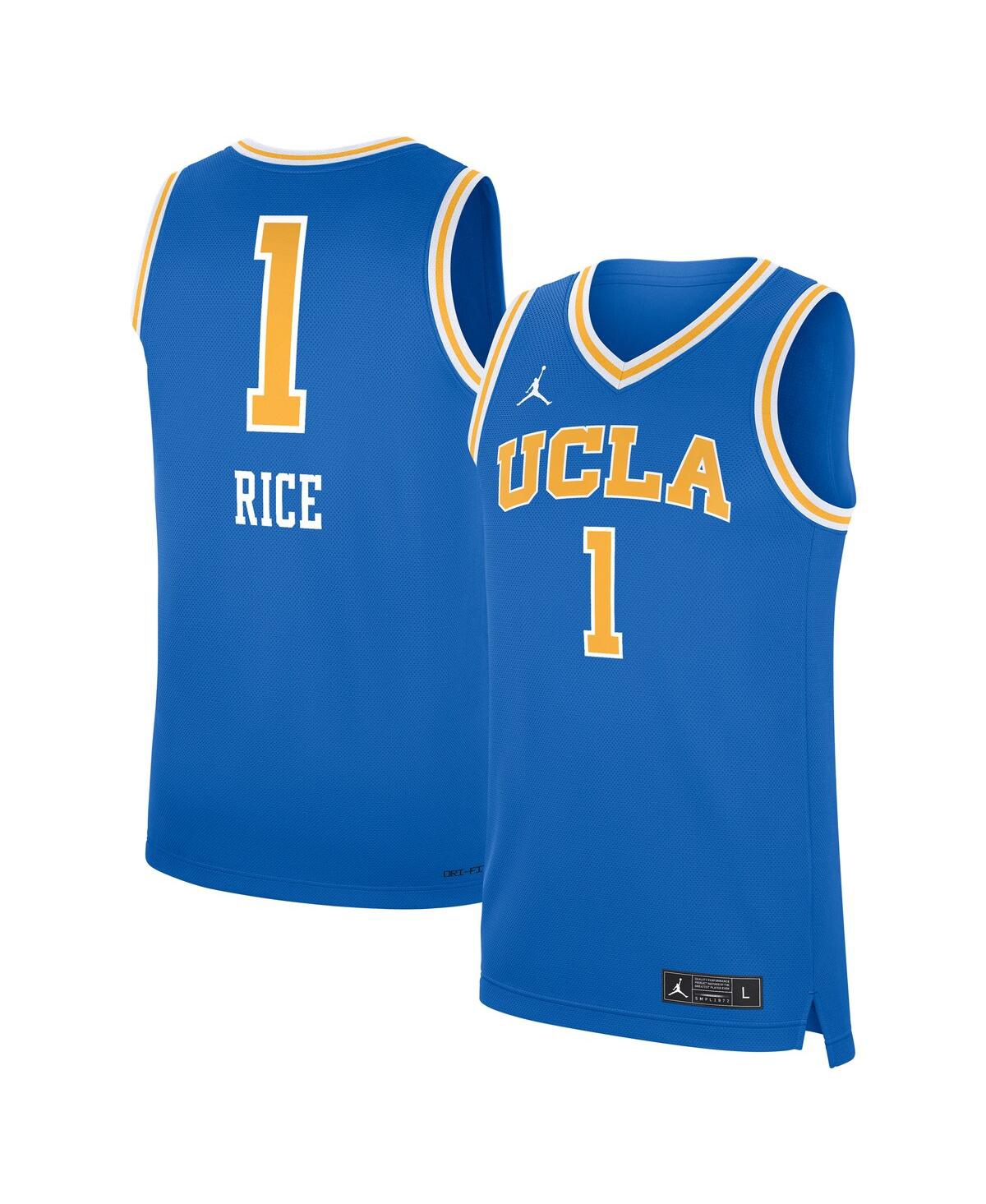 Click here for Jordan Mens Kiki Rice Blue Ucla Bruins Replica Bas... prices