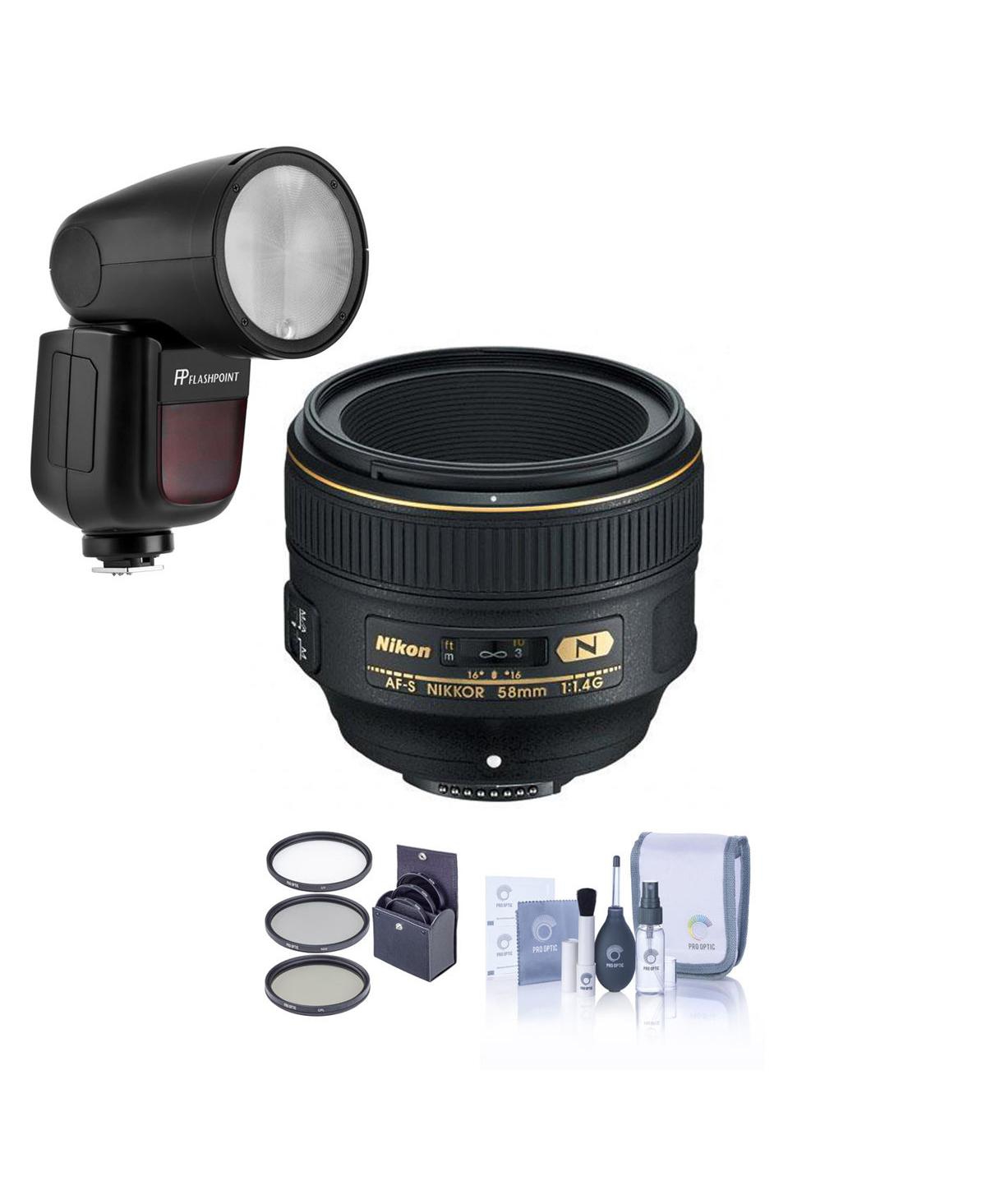 Click here for Nikon Nikon 58mm f/1.4G Af-s Nikkor Lens - Bundle... prices