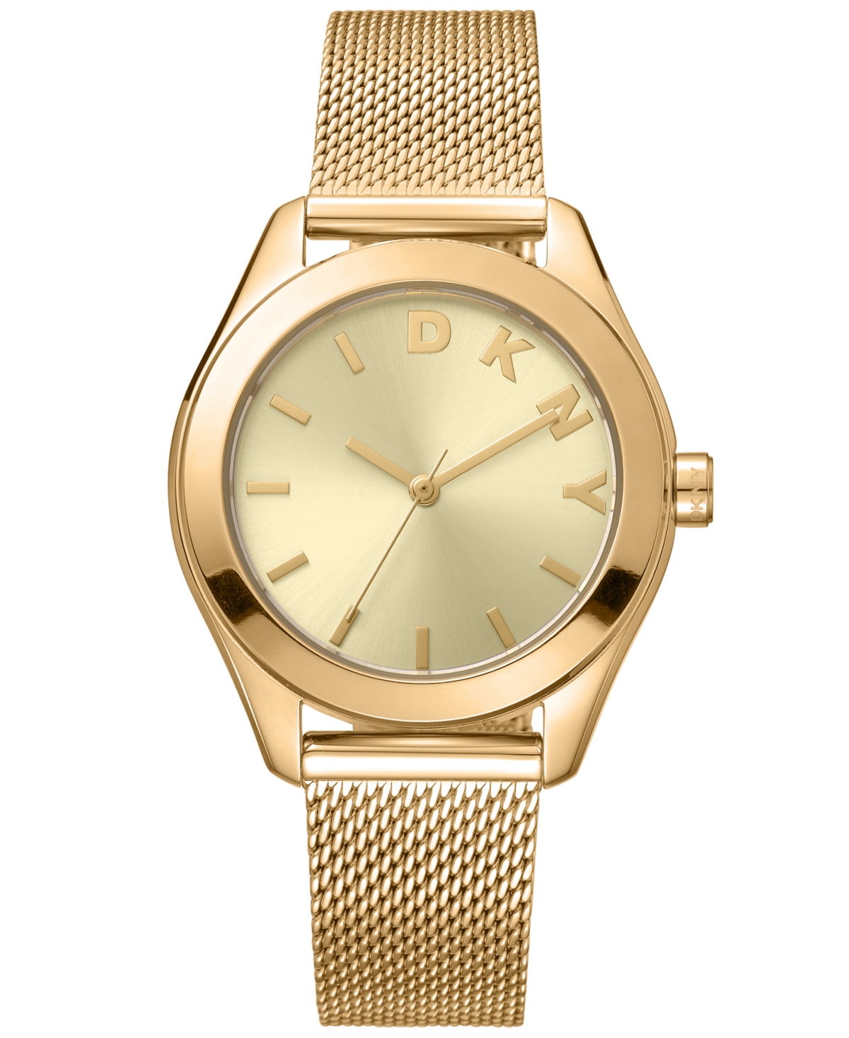 Click here for Dkny Womens Astoria Gold-Tone Stainless Steel Brac... prices