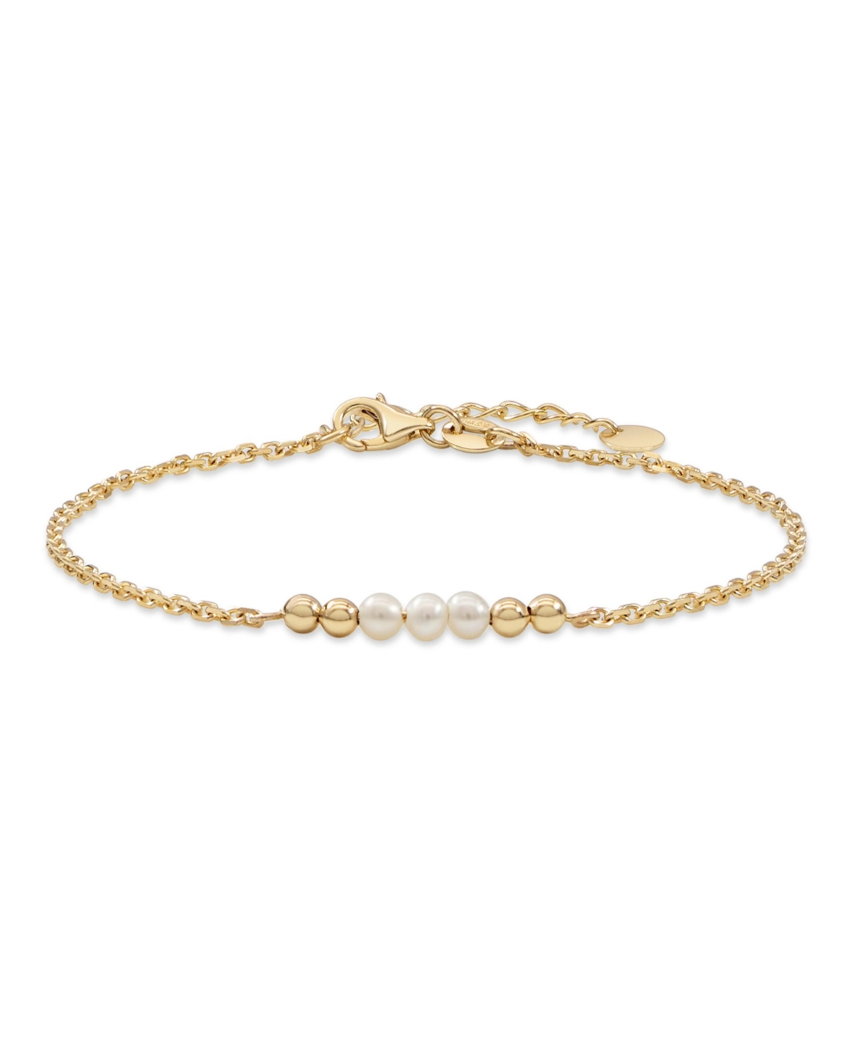Click here for Devata Freshwater Pearl Chain Bracelet in 14K Gold... prices