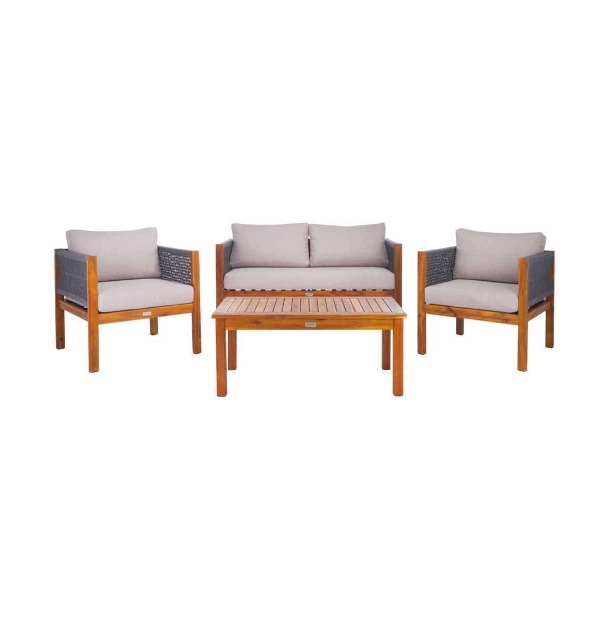 Wilson 4PC Living Set - Grey/light grey