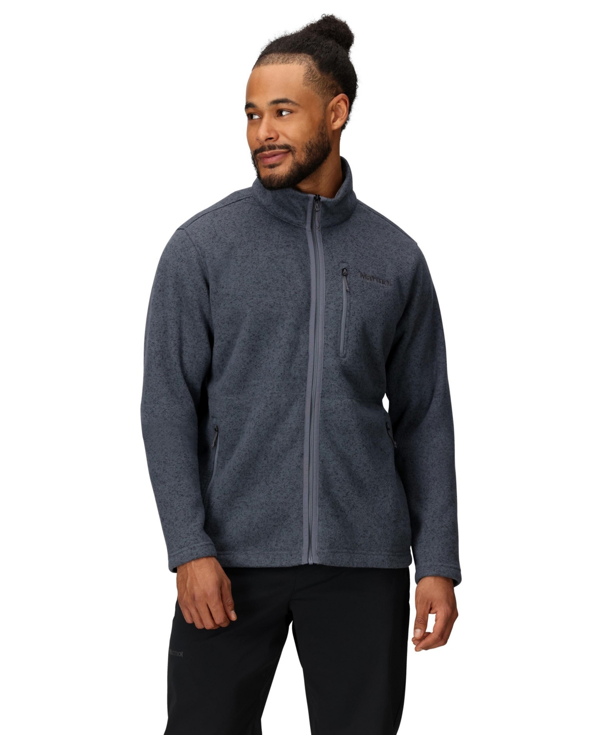 Click here for Marmot Mens Drop Line Jacket - Steel onyx heather prices