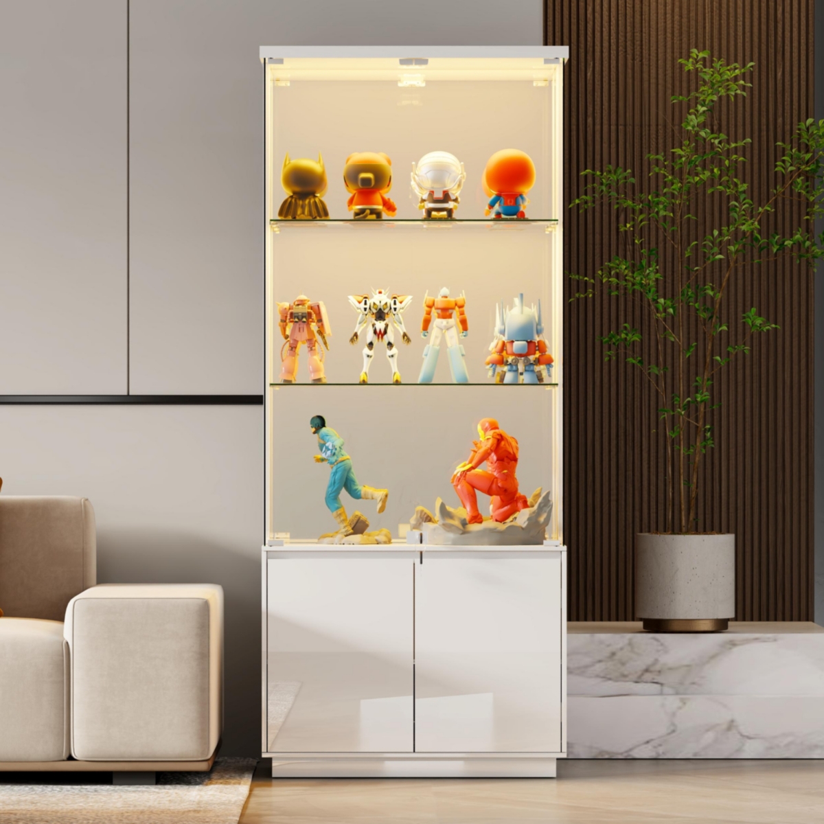 Click here for Vlsrka 67" Modern Led Sideboard Buffet Cabine... prices