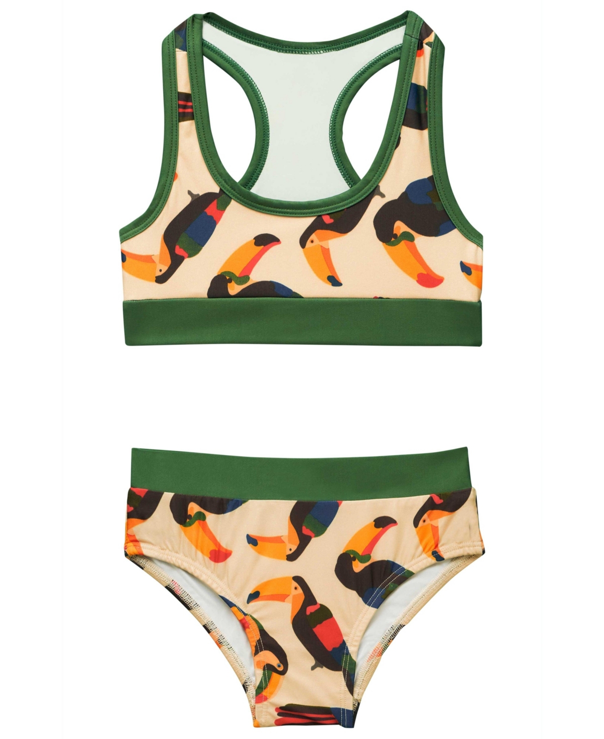 Click here for Roarsome Girls Toucan Bikini - Dark green prices