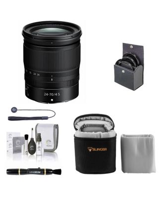 Nikon NIKKOR Z 24-70mm f/4 S Lens, Bundle with ProOptic 72mm Filter Kit ...