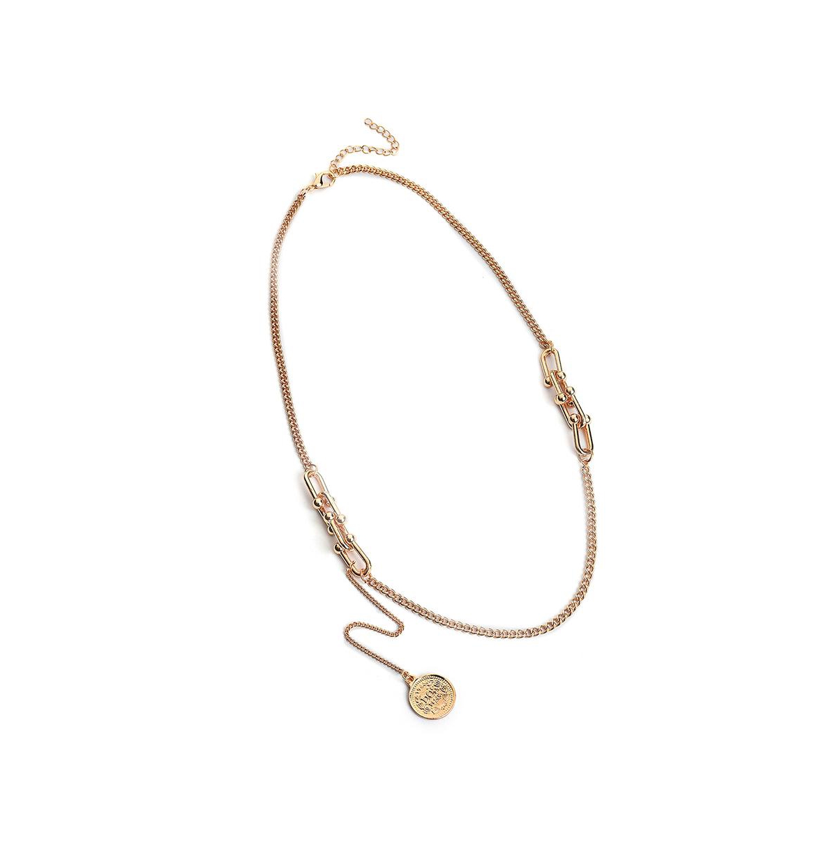 Click here for Sohi Womens Link Chain Necklace - Gold prices