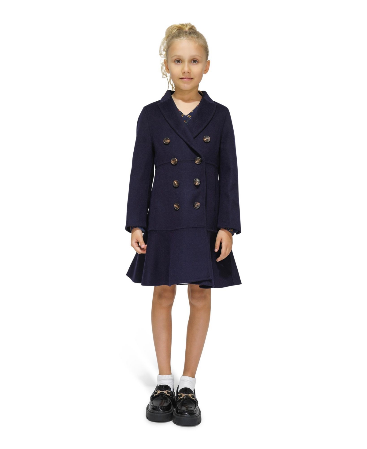 Click here for Belle & Bloom Little Girls Good Manners Wool Blend... prices