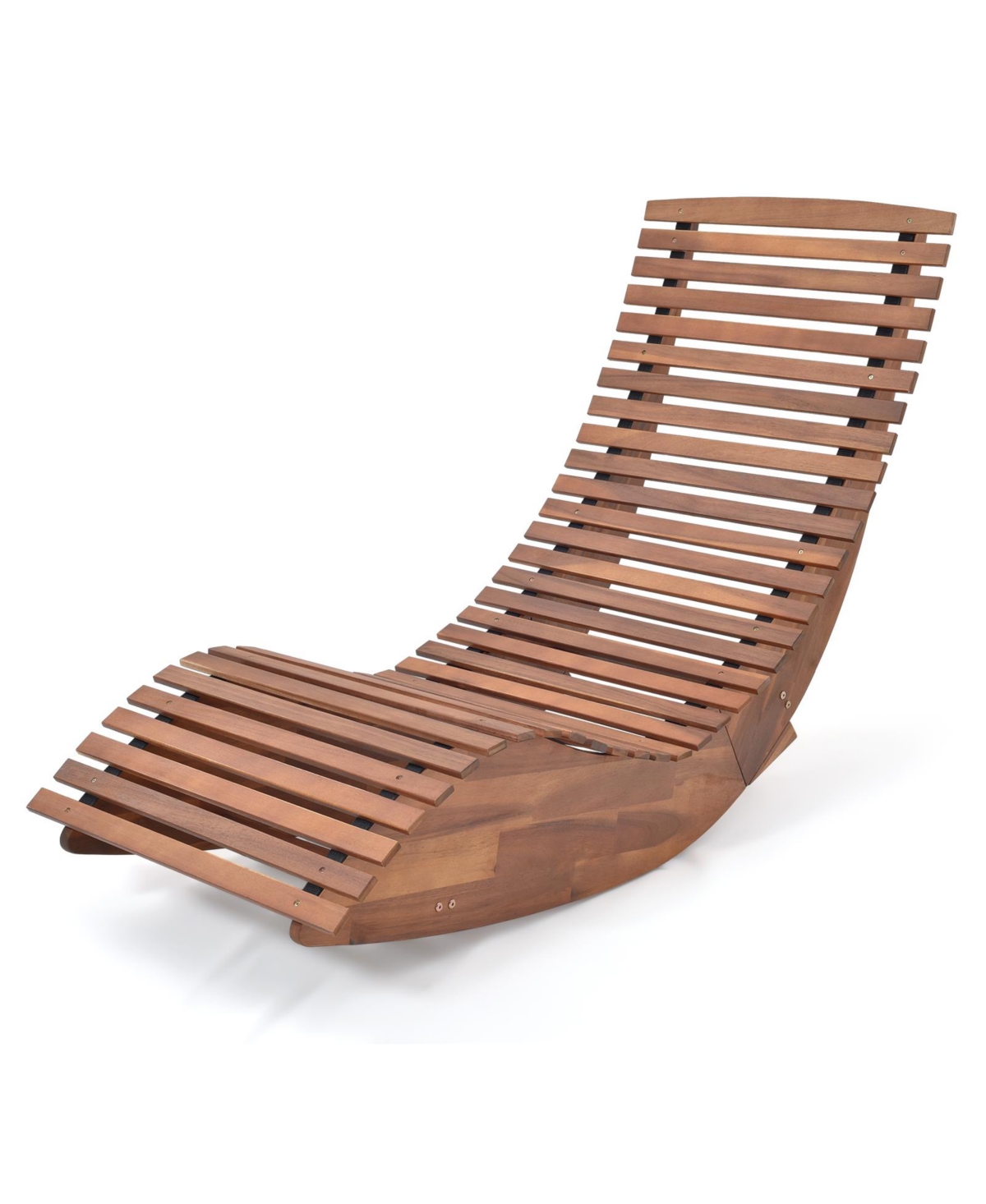 Click here for Outdoor Acacia Wood Rocking Chair with Widened Sla... prices