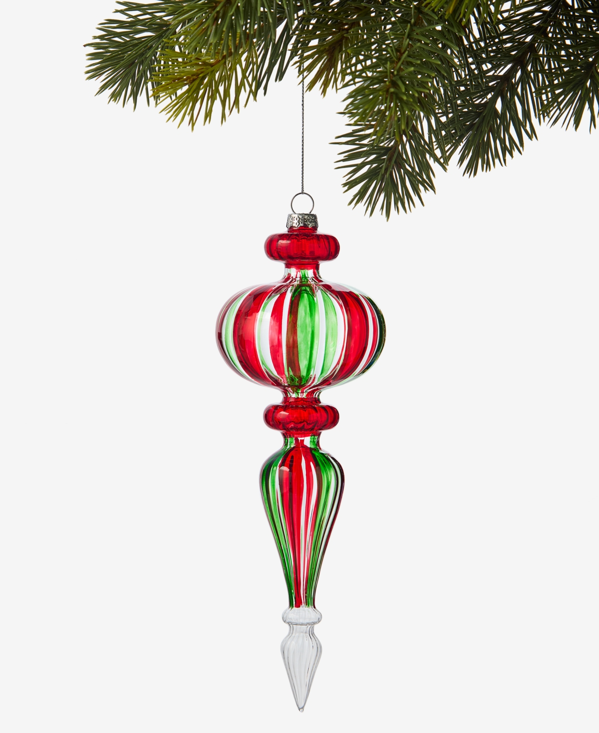Click here for Holiday Lane Christmas Cheer Glass Red and Green F... prices