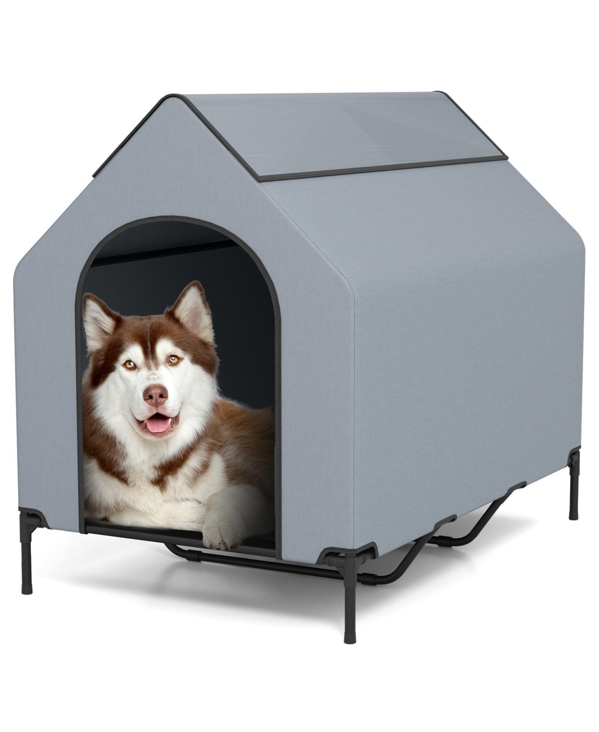 Click here for Elevated Pet House for Outdoors with Ventilated Wi... prices