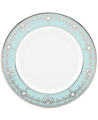 Marchesa by Lenox Empire Pearl Turquoise Bone China Butter Plate - Macy's