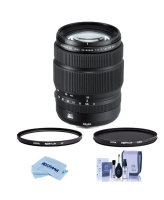 Fujifilm Gf 32 64mm F 4 R Lm Wr Lens Bundle With Tiffen 77mm Uv Cpl Filters