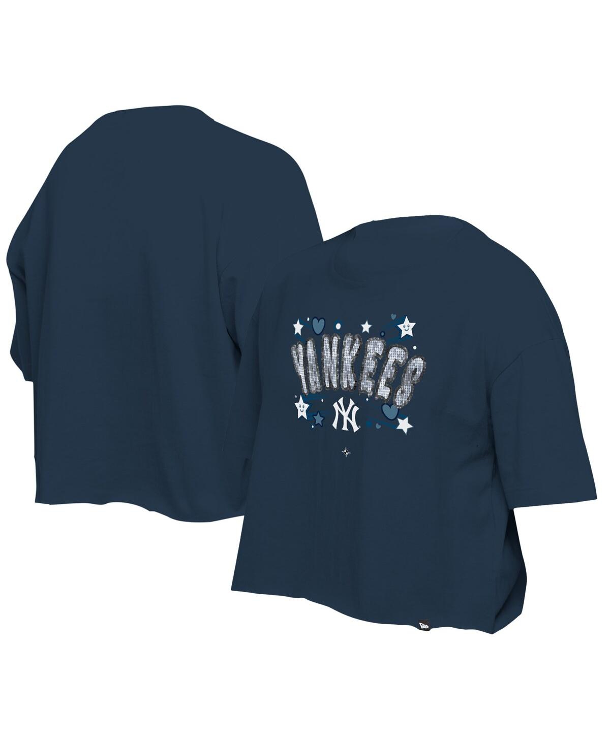 Click here for New Era Big Girls Navy New York Yankees Flip Sequi... prices