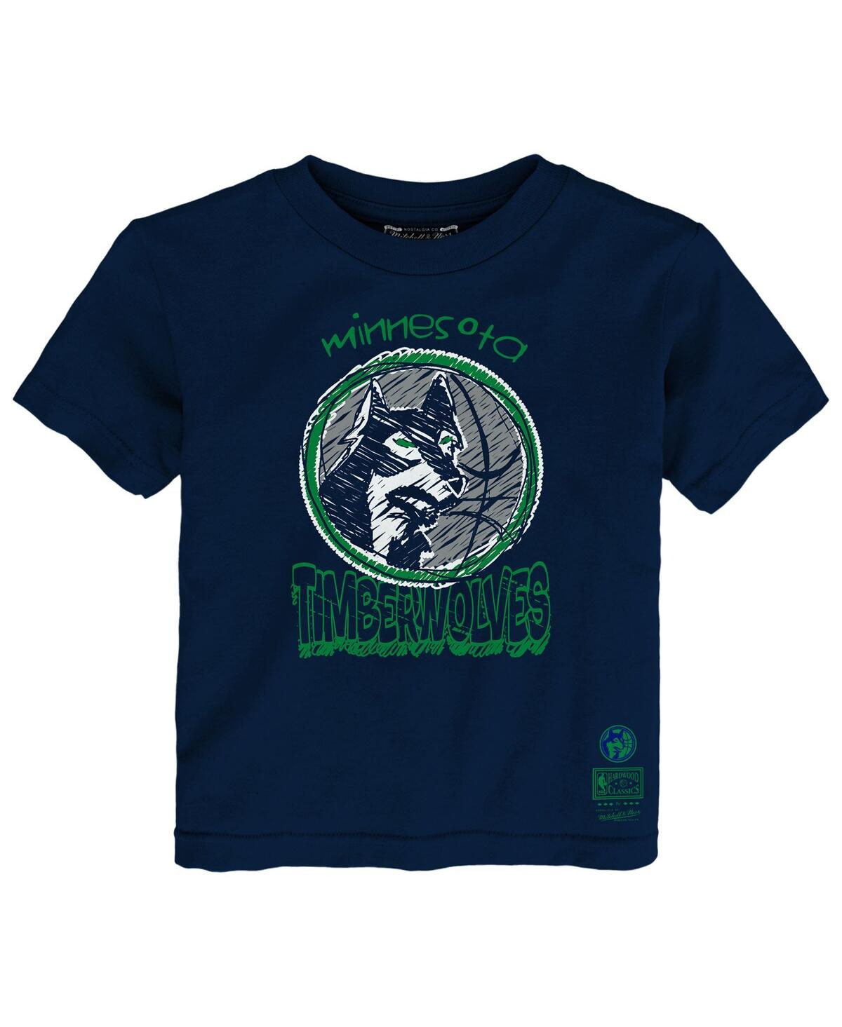 Click here for Mitchell & Ness Toddler Navy Minnesota Timberwolve... prices