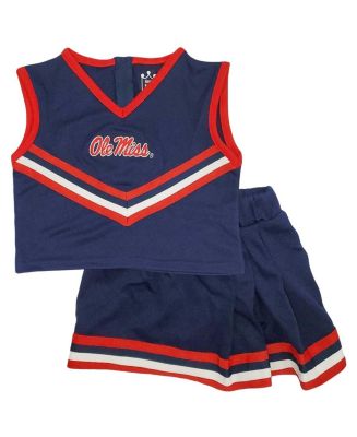 Little King Big Girls 2-Piece Navy Ole Miss Rebels Cheer Set - Macy's