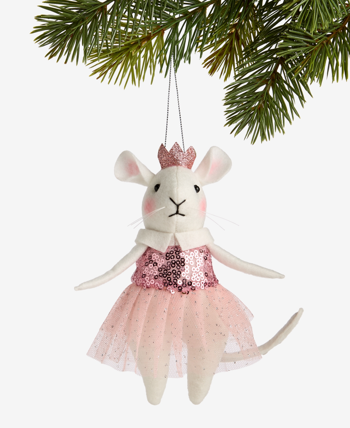 Click here for Holiday Lane Tiny Tidings Princess Mouse Fabric Or... prices
