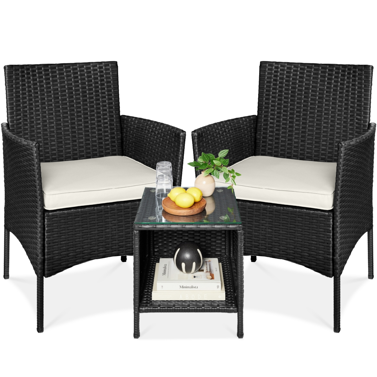 Click here for Best Choice Products 3-Piece Outdoor Wicker Conver... prices