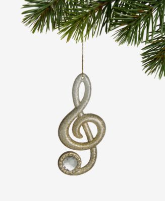 Holiday Lane Eclectic Charm Treble Clef Ornament, Macy's Exclusive - Macy's