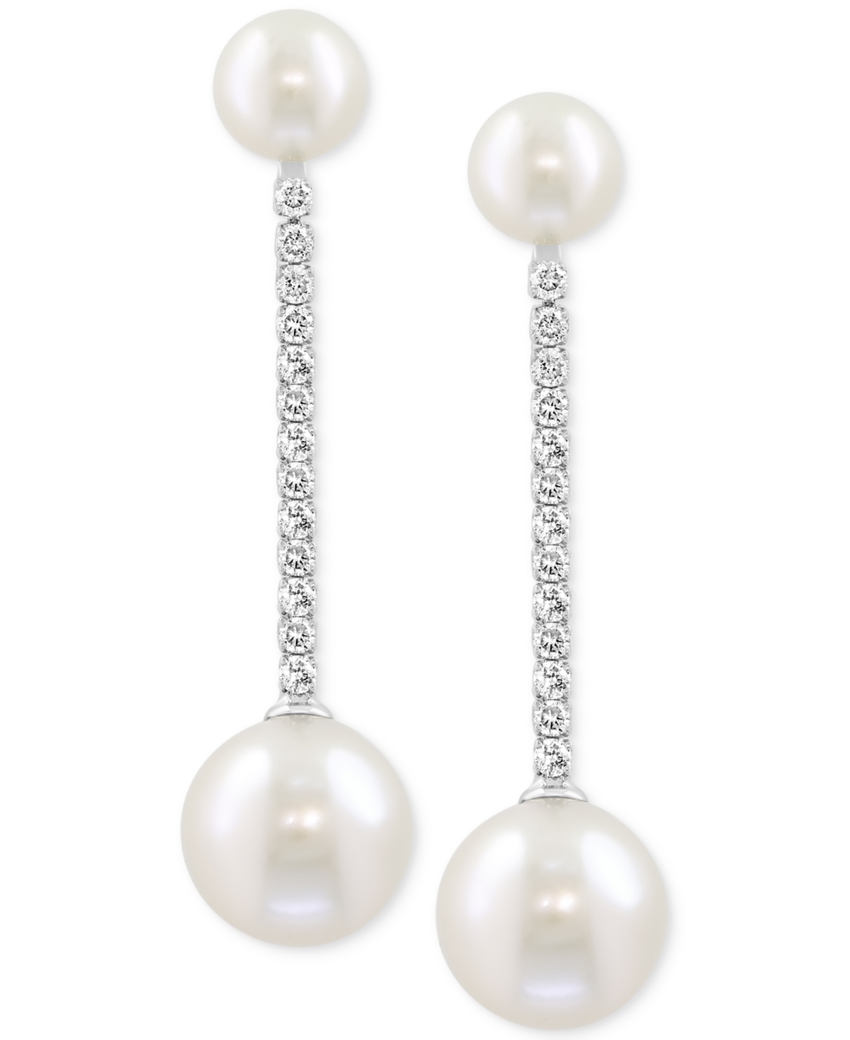 Click here for Effy Cultured Freshwater Pearl (5-8mm) & Diamond (... prices