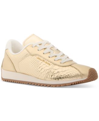 Michael Kors Women's Metallic Rhodes Trainer Sneakers - Macy's