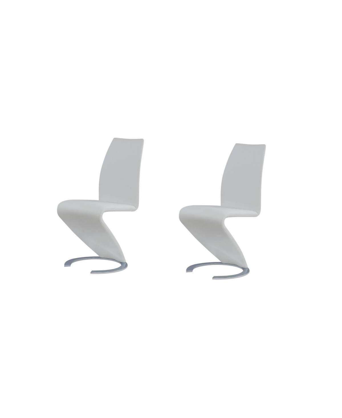 Click here for Faux Leather Dining Chairs Set of 2 Upholstered Pa... prices
