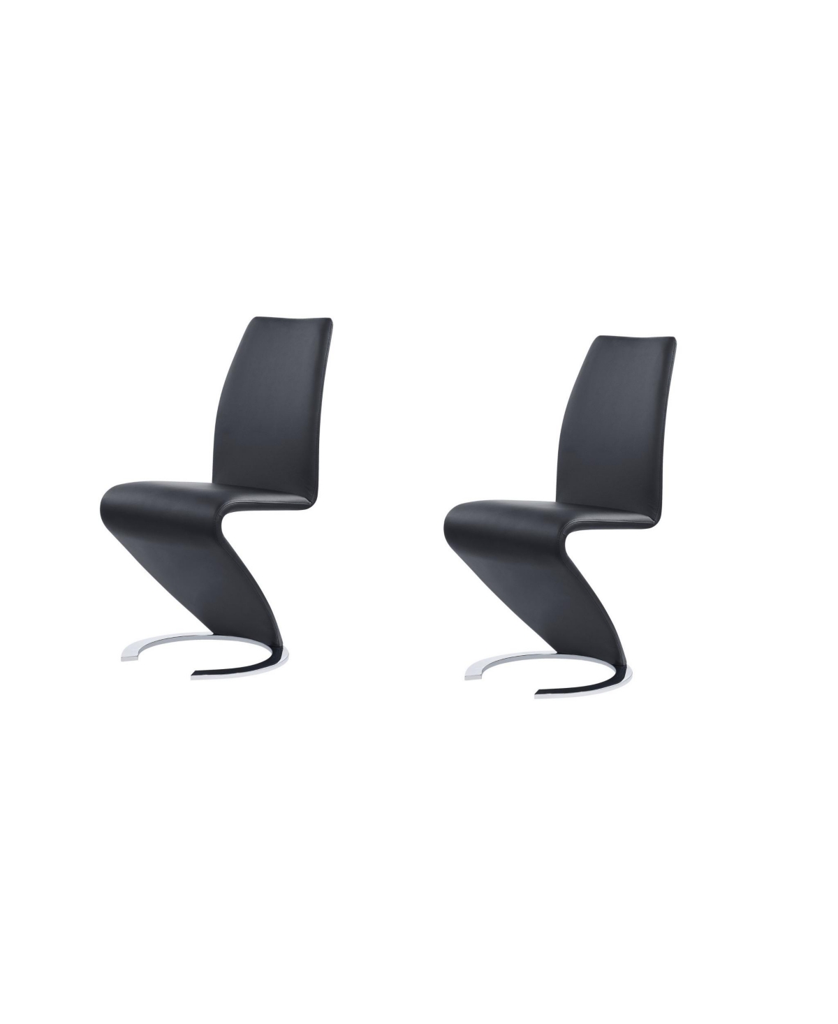 Click here for Faux Leather Dining Chairs Set of 2 Upholstered Pa... prices