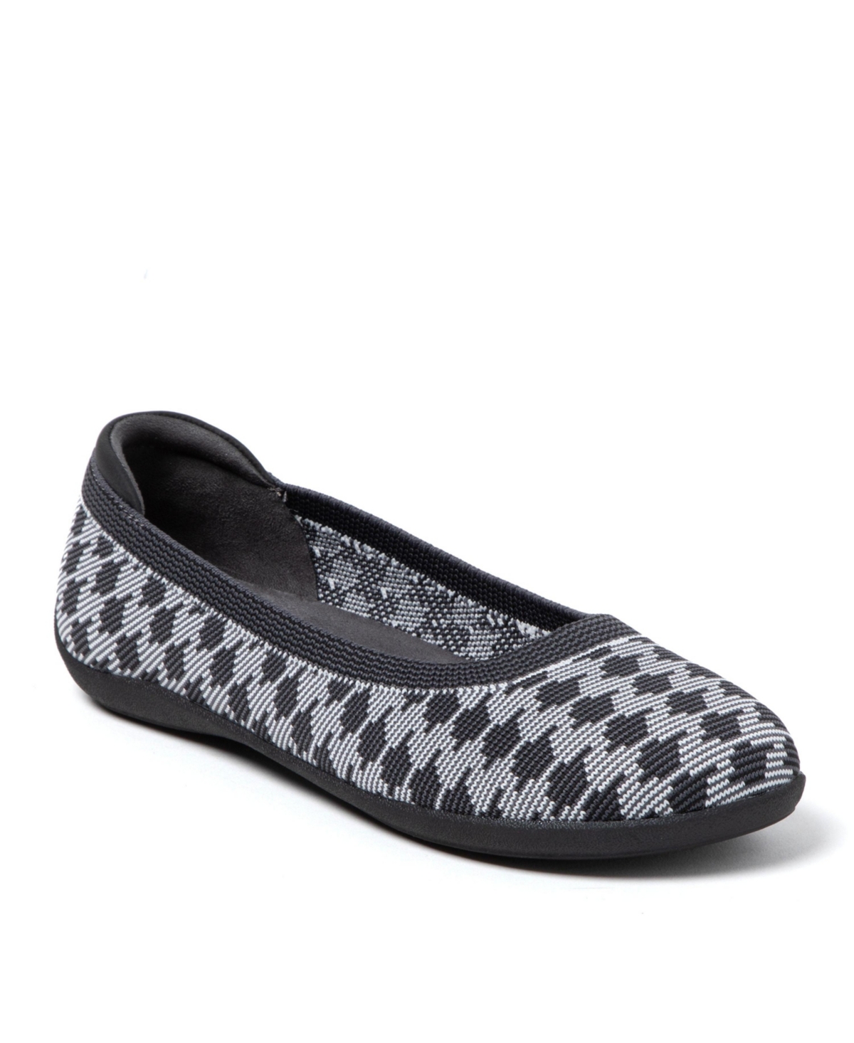 Click here for Dearfoams Womens Misty Ballet Flat Lightweight Sli... prices