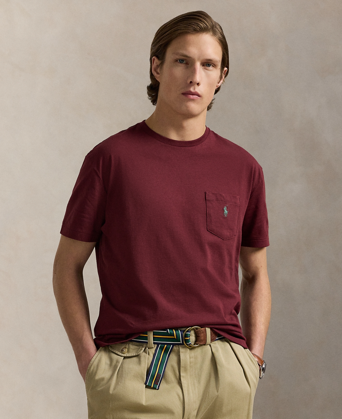 Click here for Polo Ralph Lauren Mens Classic Fit Crew Neck Pocke... prices