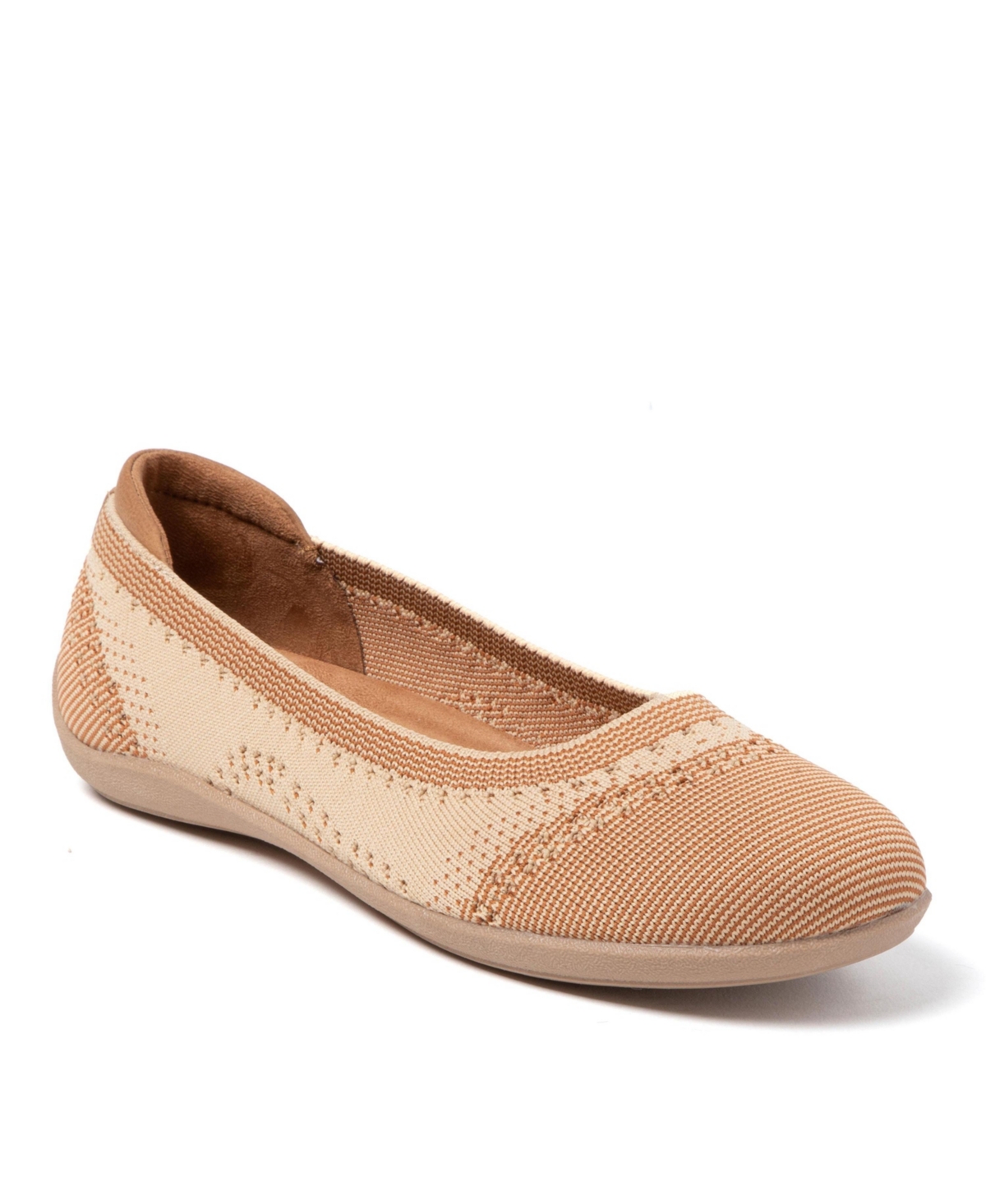 Click here for Dearfoams Womens Misty Ballet Flat Lightweight Sli... prices