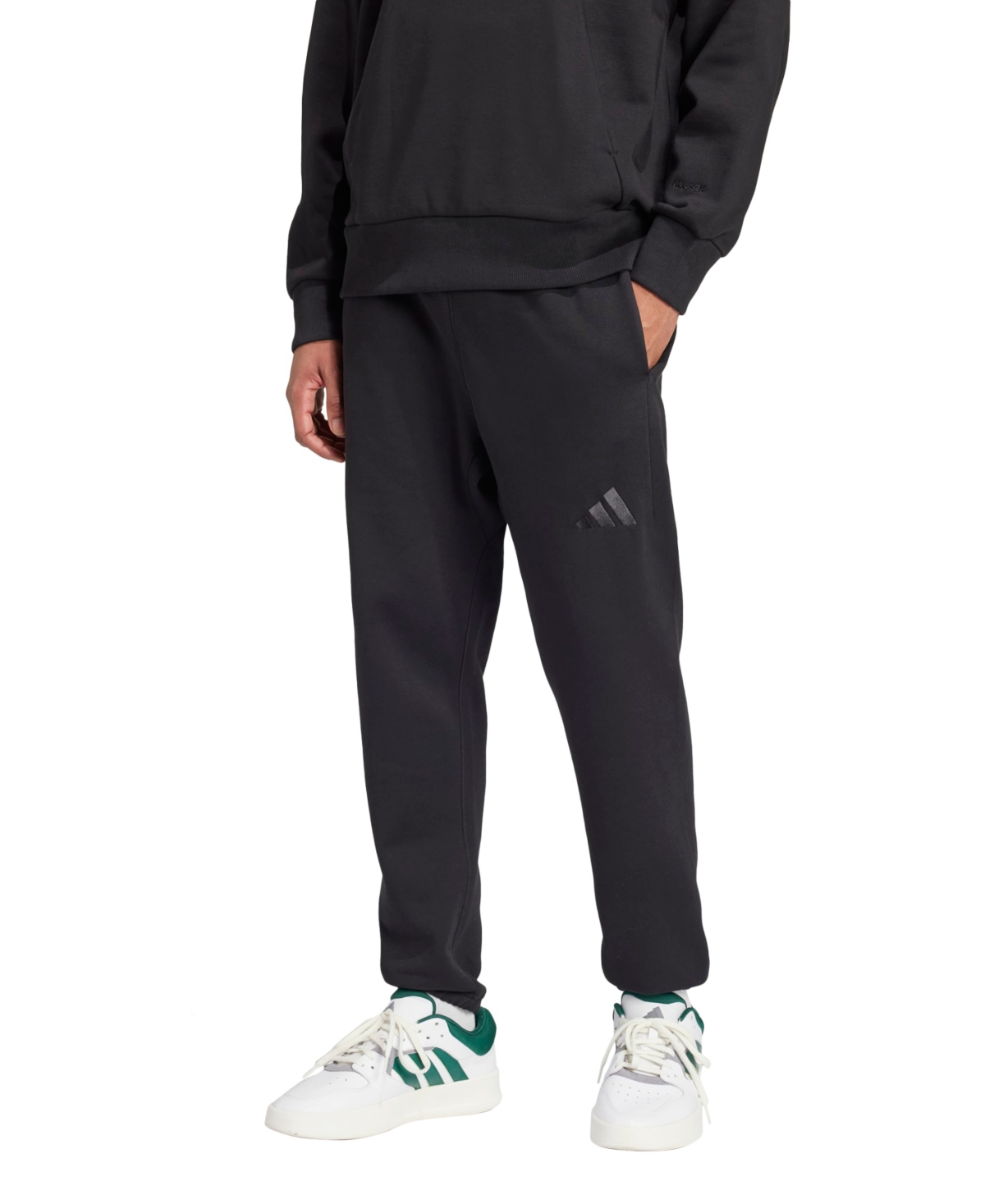 Click here for adidas Mens Fleece Tapered Pants - Black prices