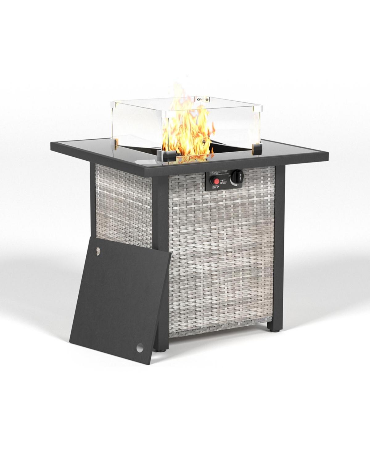 Click here for Streamdale 28" Propane Fire Pit Table with Gl... prices