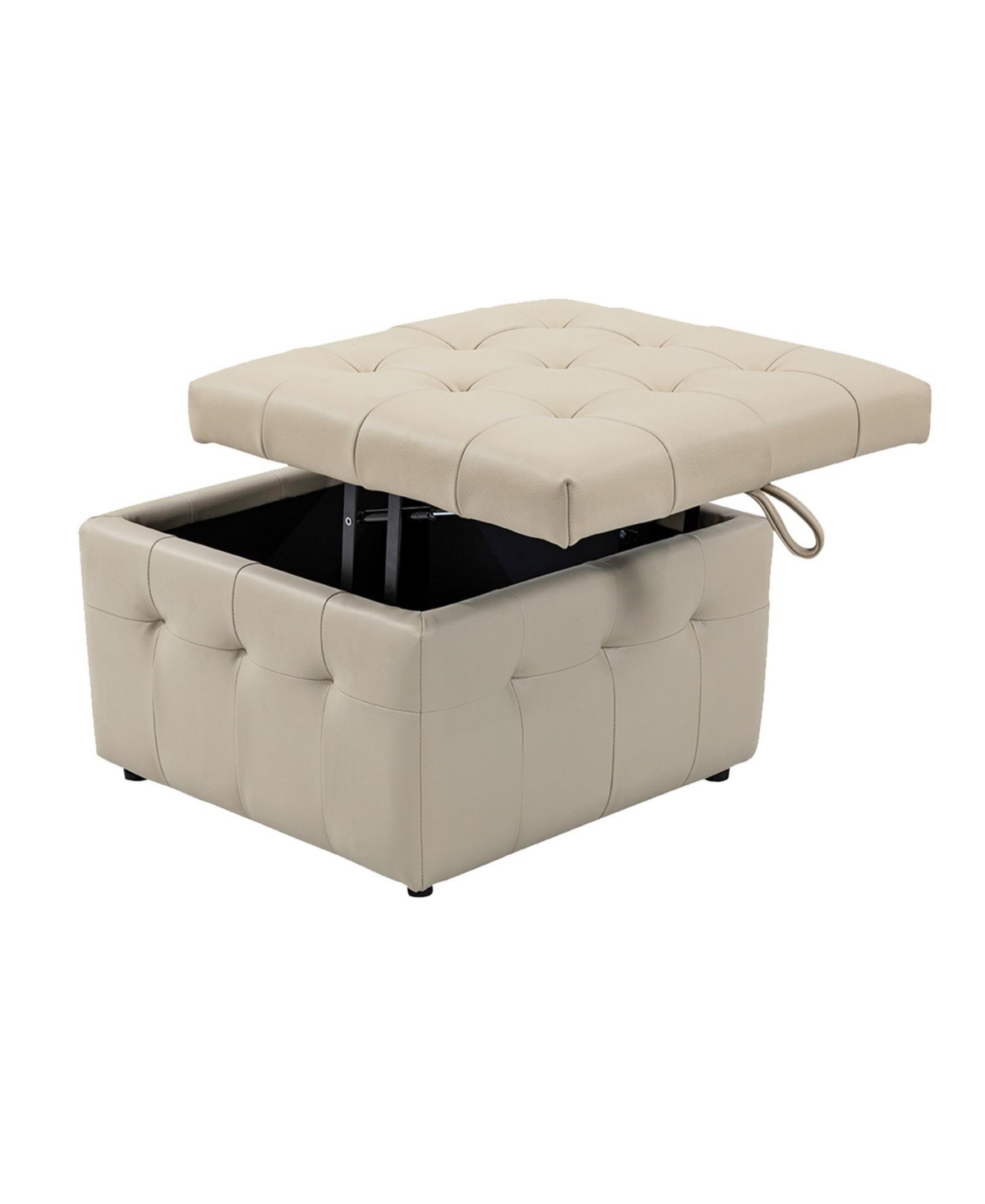 Click here for Blanca 87 wide Genuine Leather Sofa with Button Tu... prices