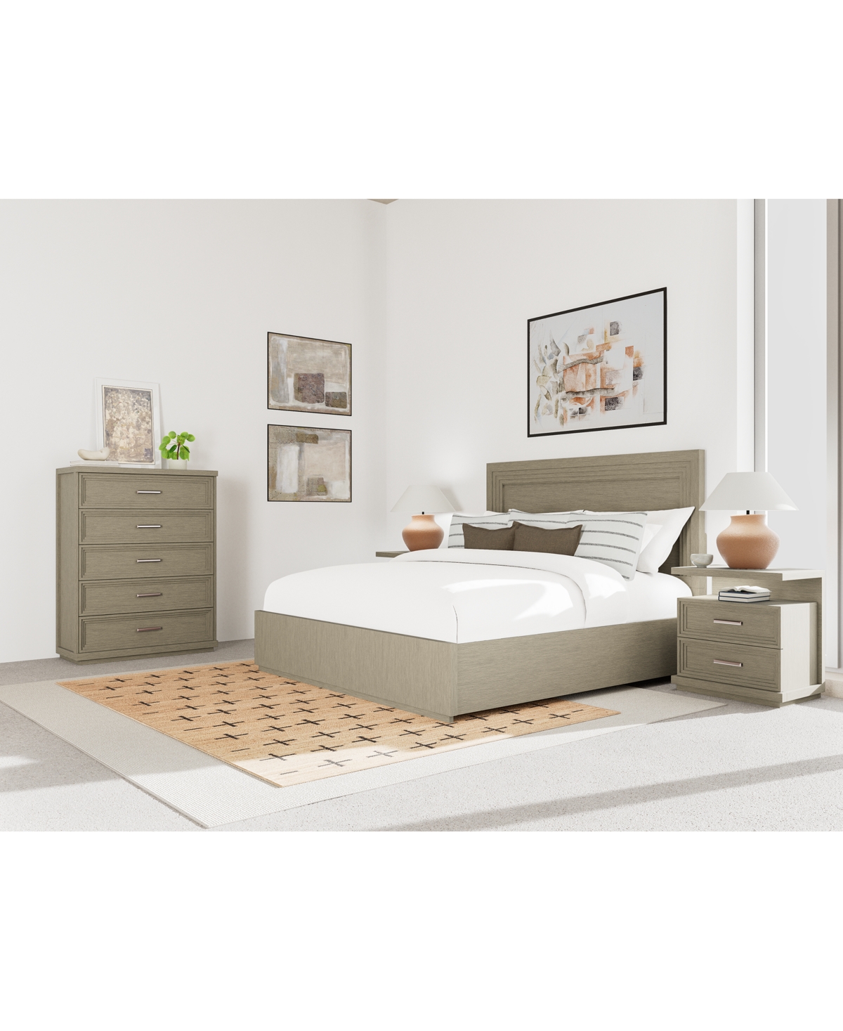 Click here for Cascade 3-Pc. Bedroom Set (King Bed  Chest & Night... prices