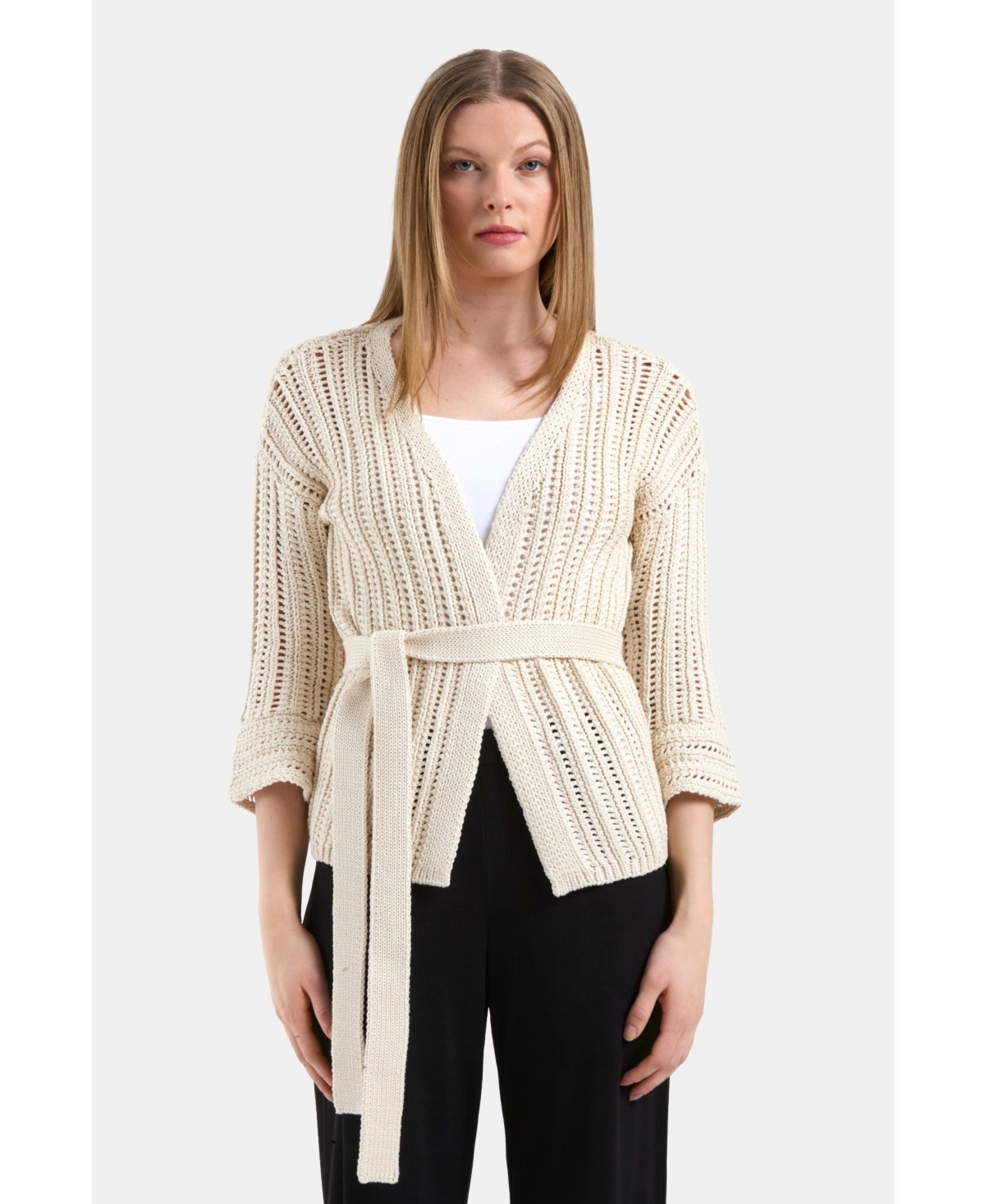 Click here for Capsule 121 Womens The Probe Cardigan - Cream prices