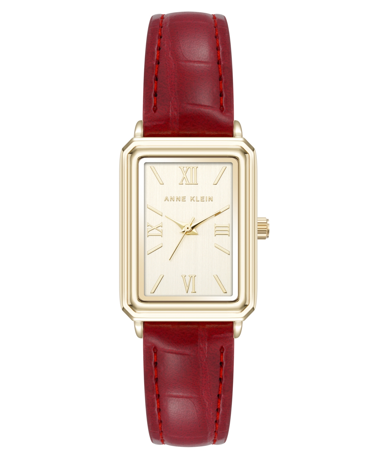 Click here for Anne Klein Womens Quartz Casual Red Polyurethane L... prices