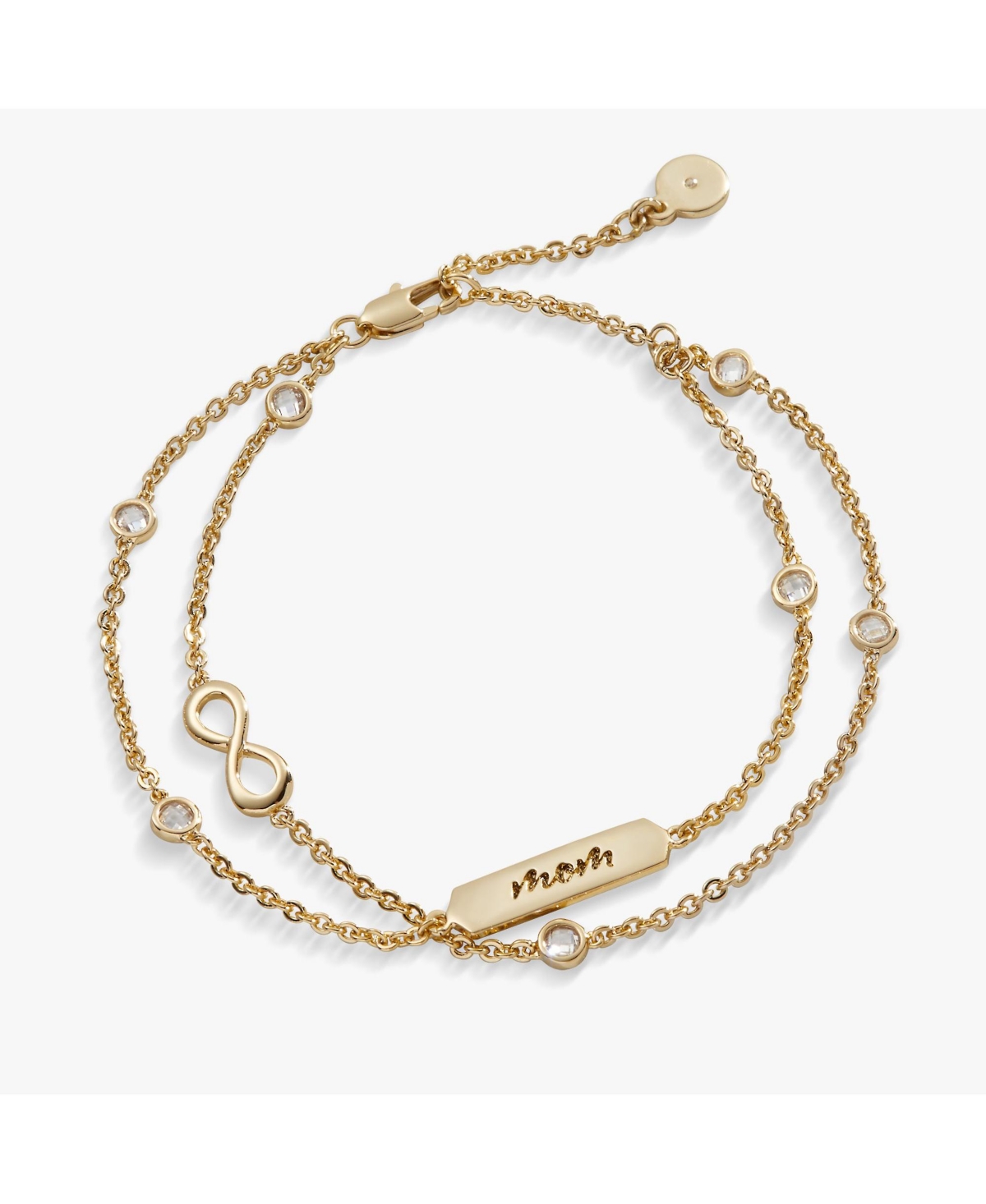 Click here for Mom Infinity Chain Bracelet Adjustable - Gold prices
