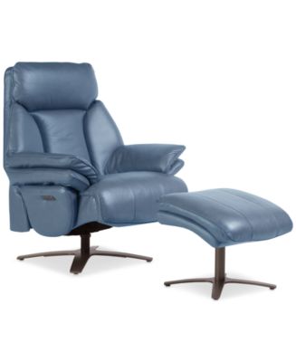 Guermo Leather Power Recliner, Exclusively at Macy's - Macy's